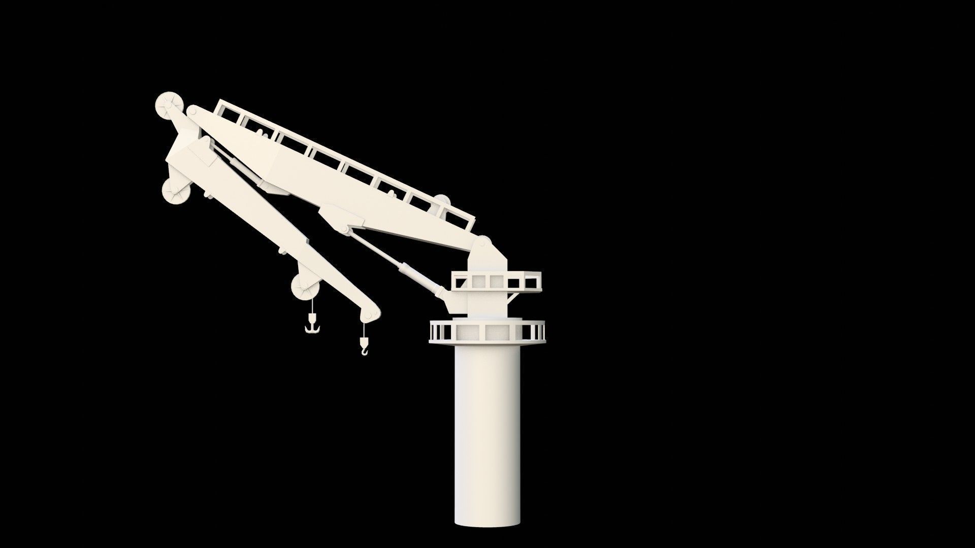 Crane Boom 3D model 3D printable | CGTrader