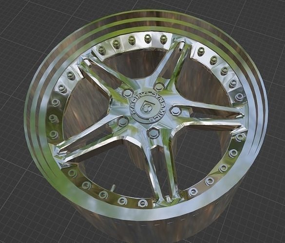 Racing Dynamics RS2 Wheels 3D Print Ready 3D model 3D printable | CGTrader