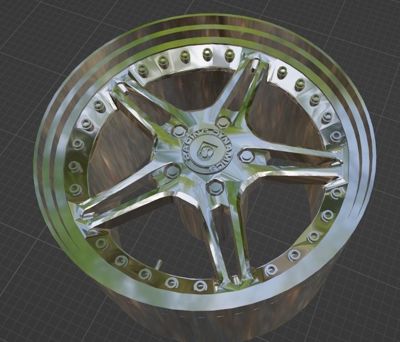 Racing Dynamics RS2 Wheels 3D Print Ready 3D model 3D printable | CGTrader