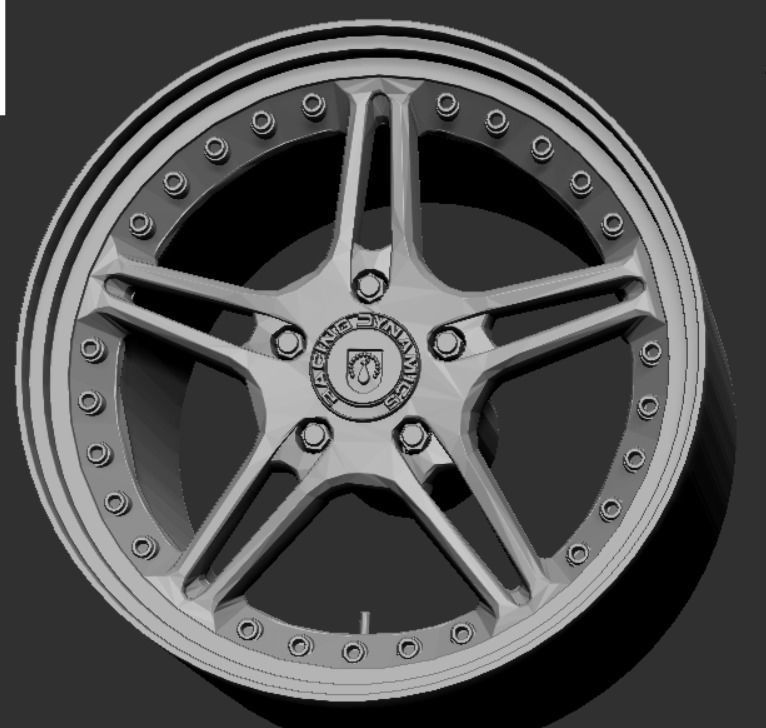 Racing Dynamics RS2 Wheels 3D Print Ready 3D model 3D printable | CGTrader