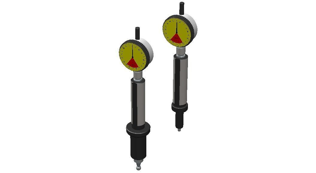 Hole Depth Gauge 3D model rigged | CGTrader