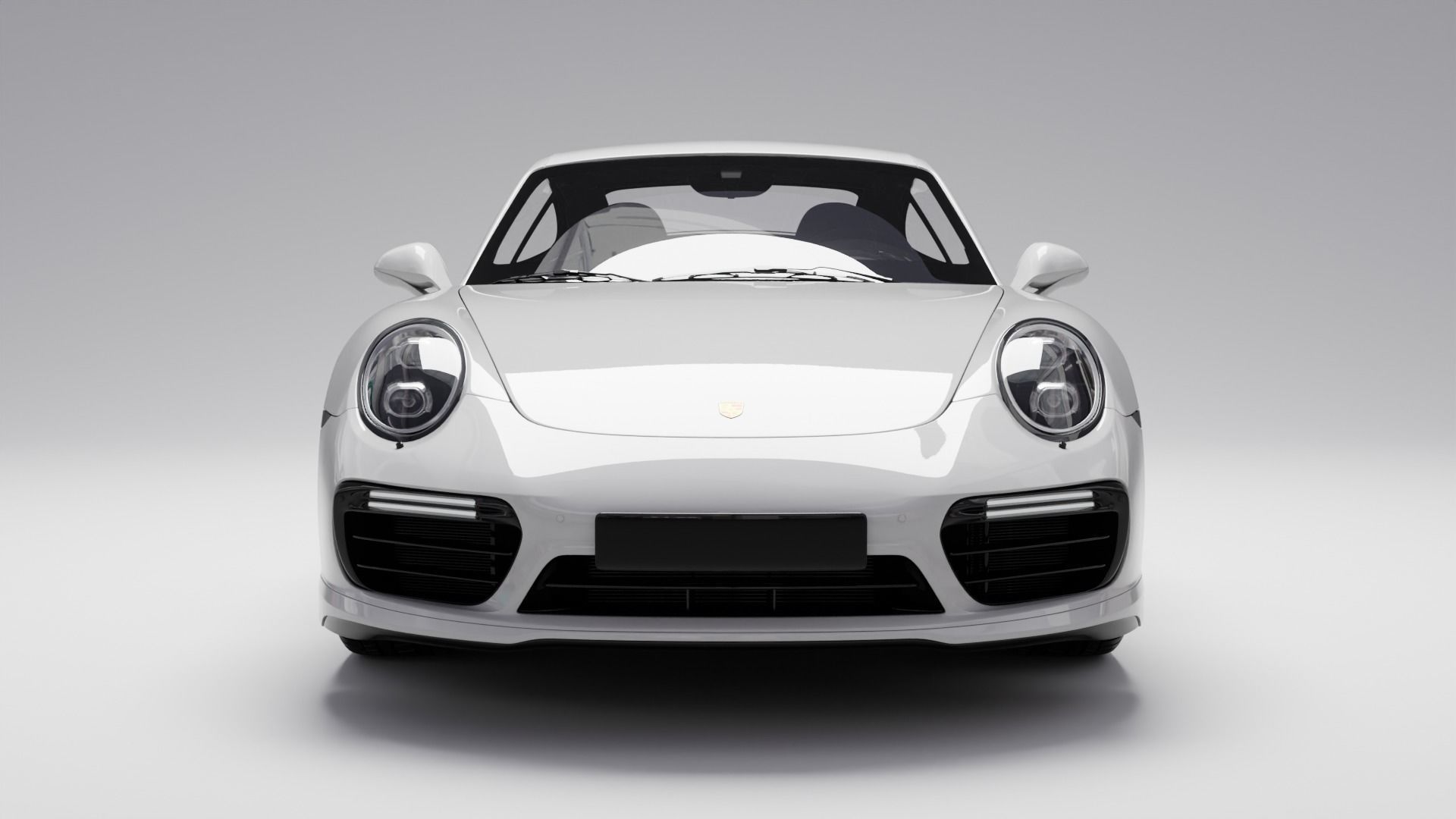 Porsche 911 Turbo Coupe S Fully Rigged for blender 3D model rigged ...