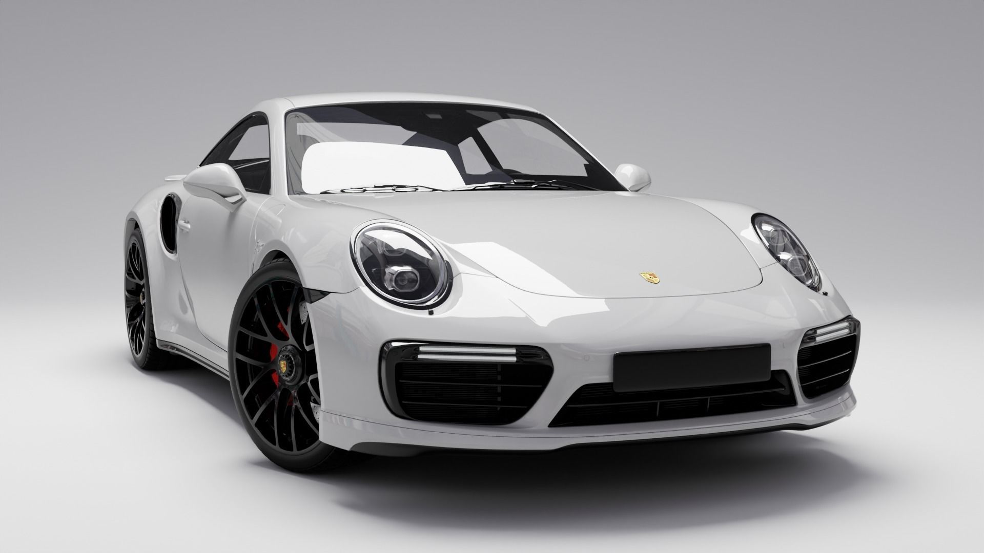 Porsche 911 Turbo Coupe S Fully Rigged for blender 3D model rigged ...