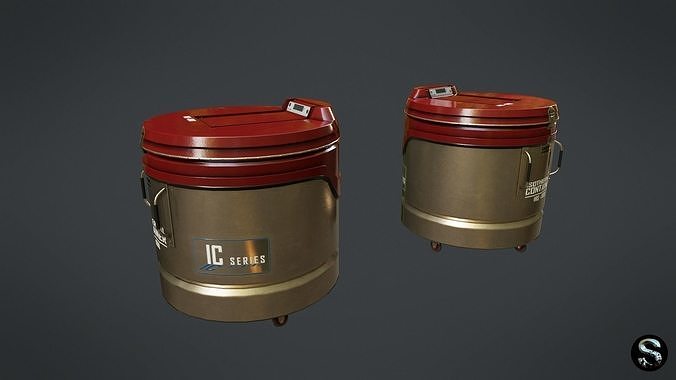 3D model Chemical Container 1 VR / AR / low-poly | CGTrader