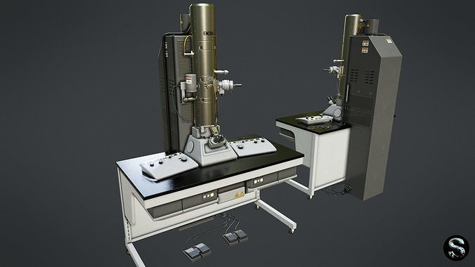 3D model Electron Microscope VR / AR / low-poly | CGTrader