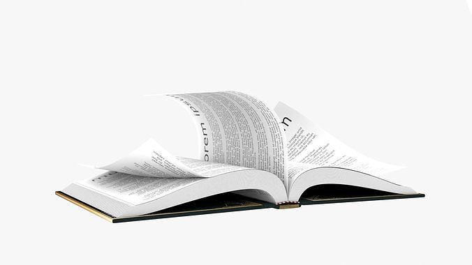 3D model Classic Rigged Book VR / AR / low-poly | CGTrader