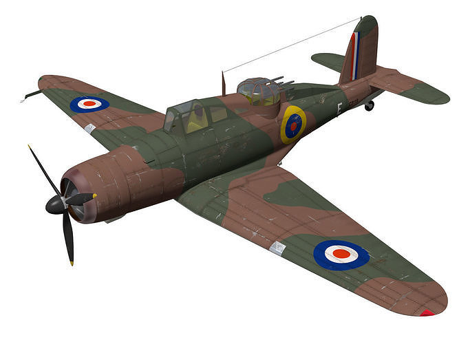 Blackburn Roc 3D model | CGTrader