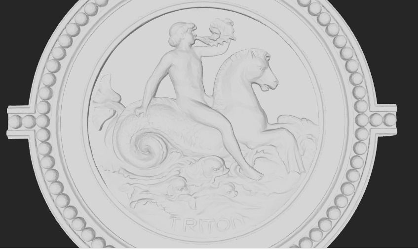 Modern Ceiling roses 3D model 3D model | CGTrader