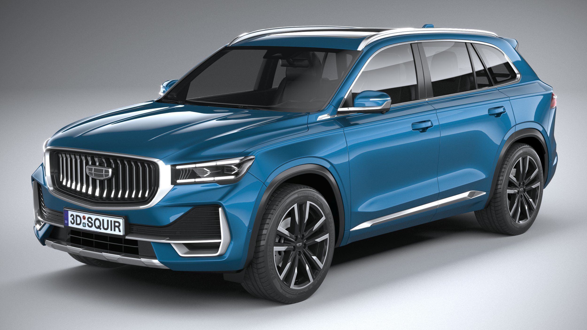 Geely Monjaro 2024 3D model | CGTrader