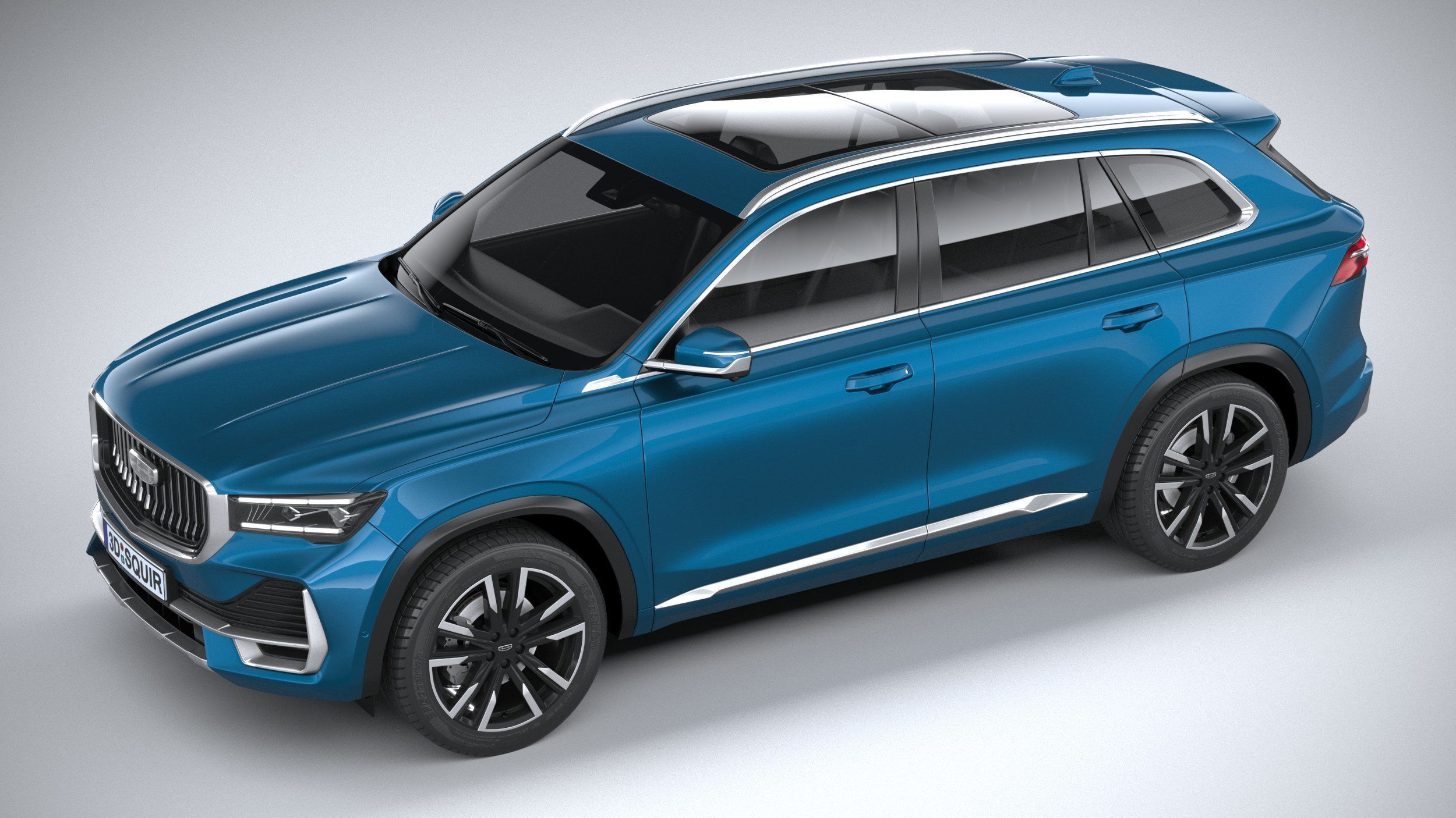 Geely Monjaro 2024 3D model | CGTrader