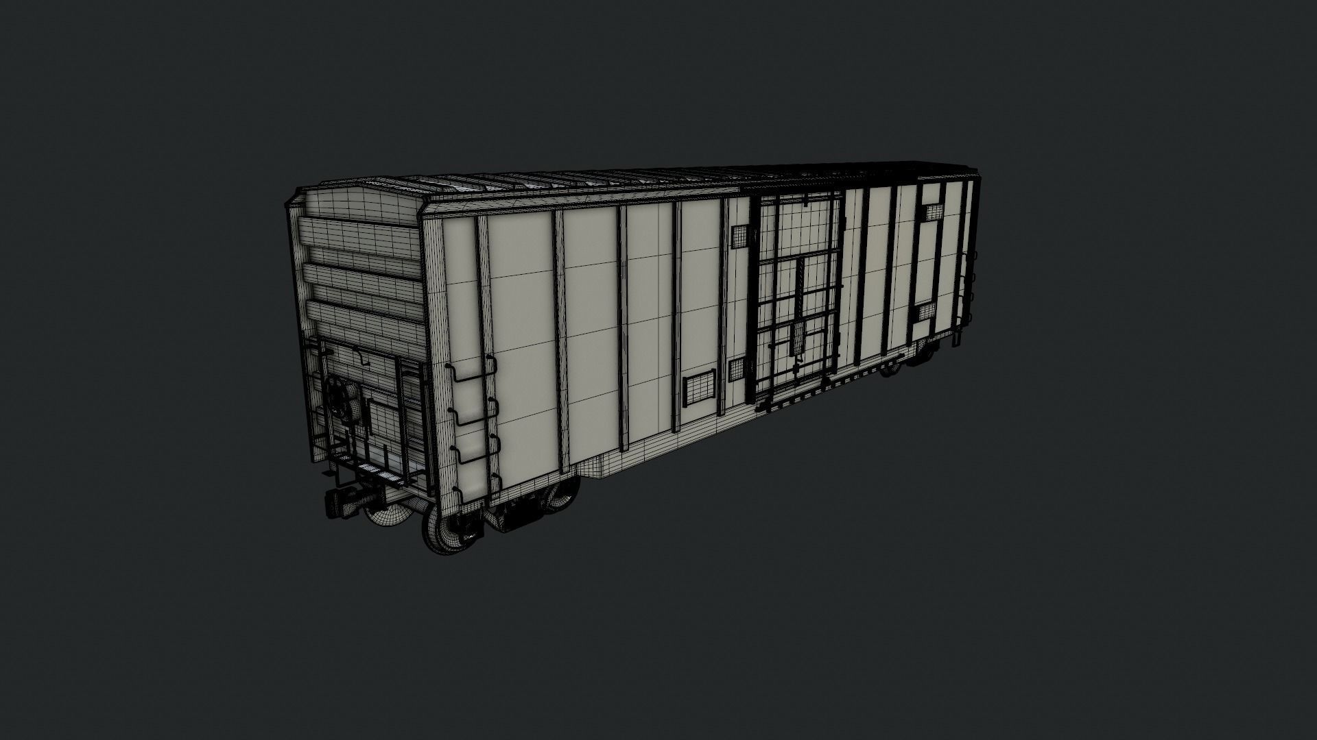 Box Car 3D model | CGTrader