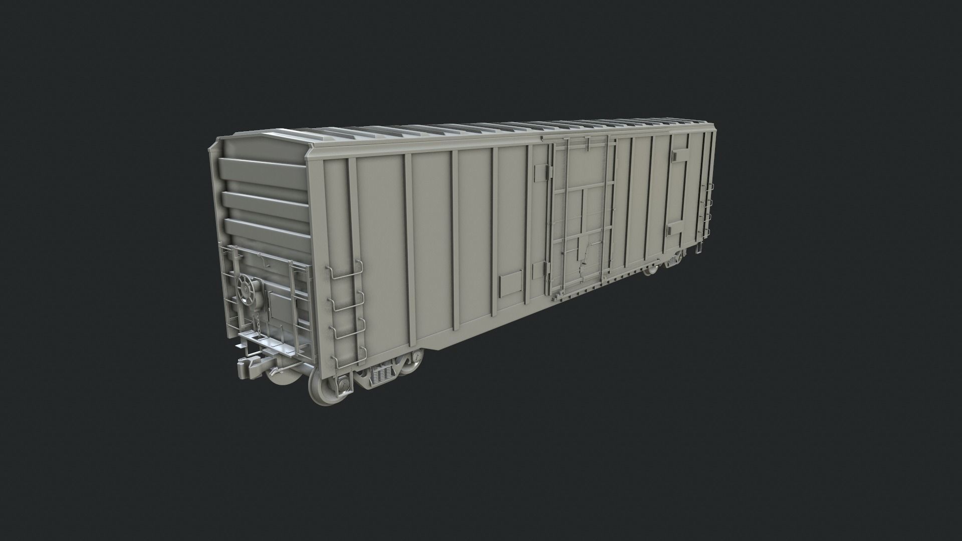 Box Car 3D model | CGTrader