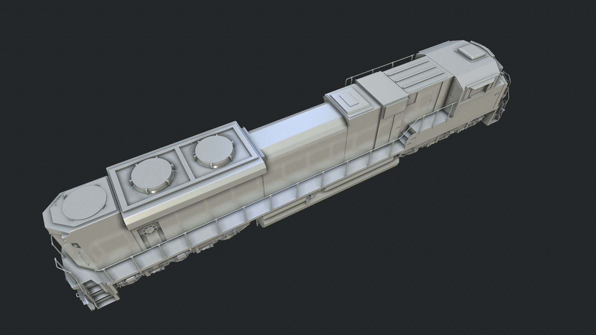 EMD-SD70ACe Locomotion 3D model | CGTrader