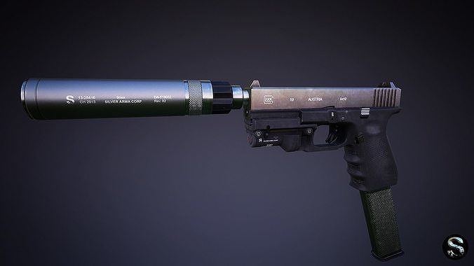 3D model Glock 19 VR / AR / low-poly | CGTrader