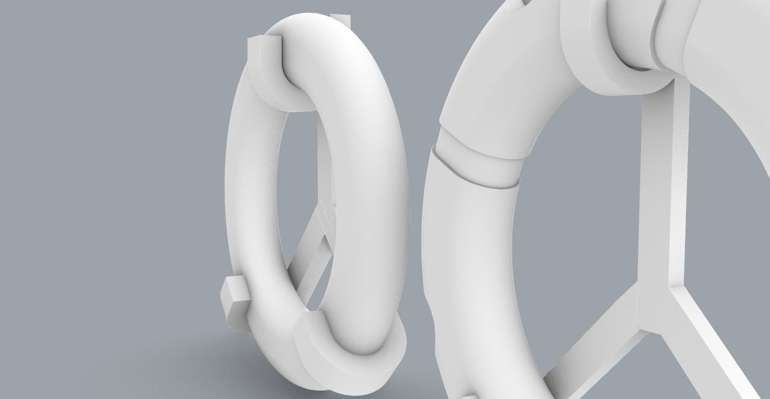 PM Lifebuoy Set 3D model 3D printable | CGTrader