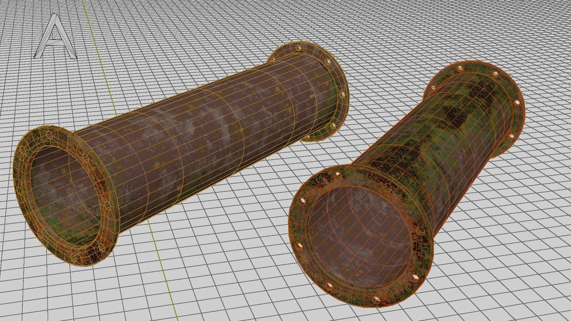 3D model Sewer Pipe with Texture Variants VR / AR / low-poly | CGTrader