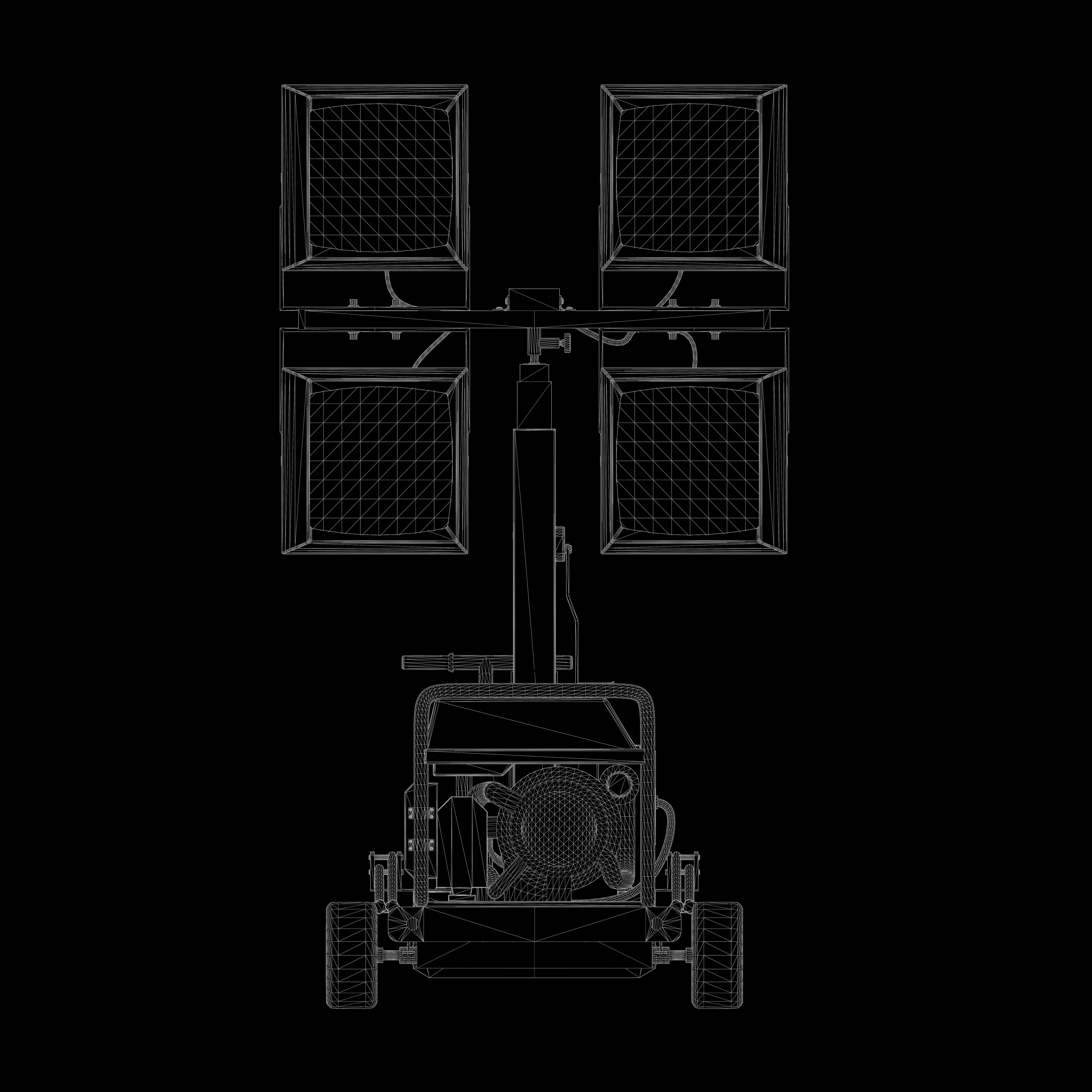 3D model Flood Light Pack With Custom Textures VR / AR / low-poly ...