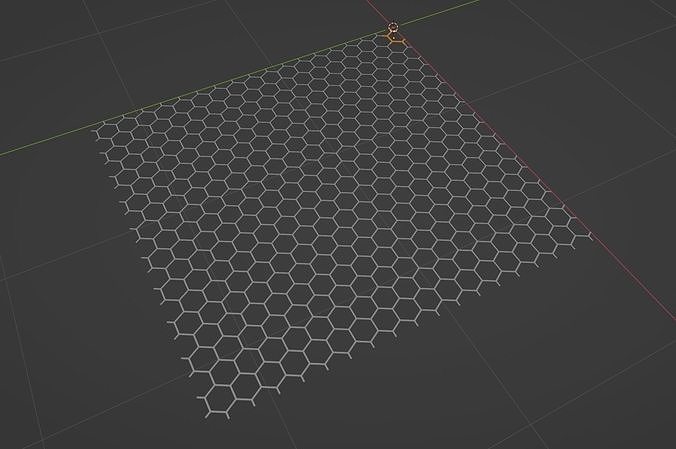hexagon tile 3D model | CGTrader