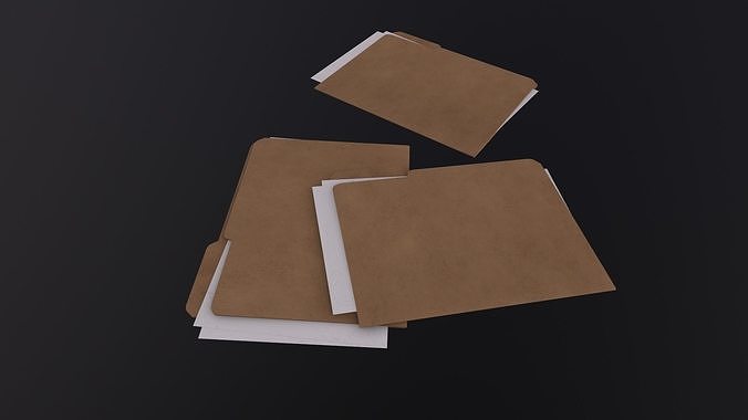 3D model File Folders 3D Model VR / AR / low-poly | CGTrader
