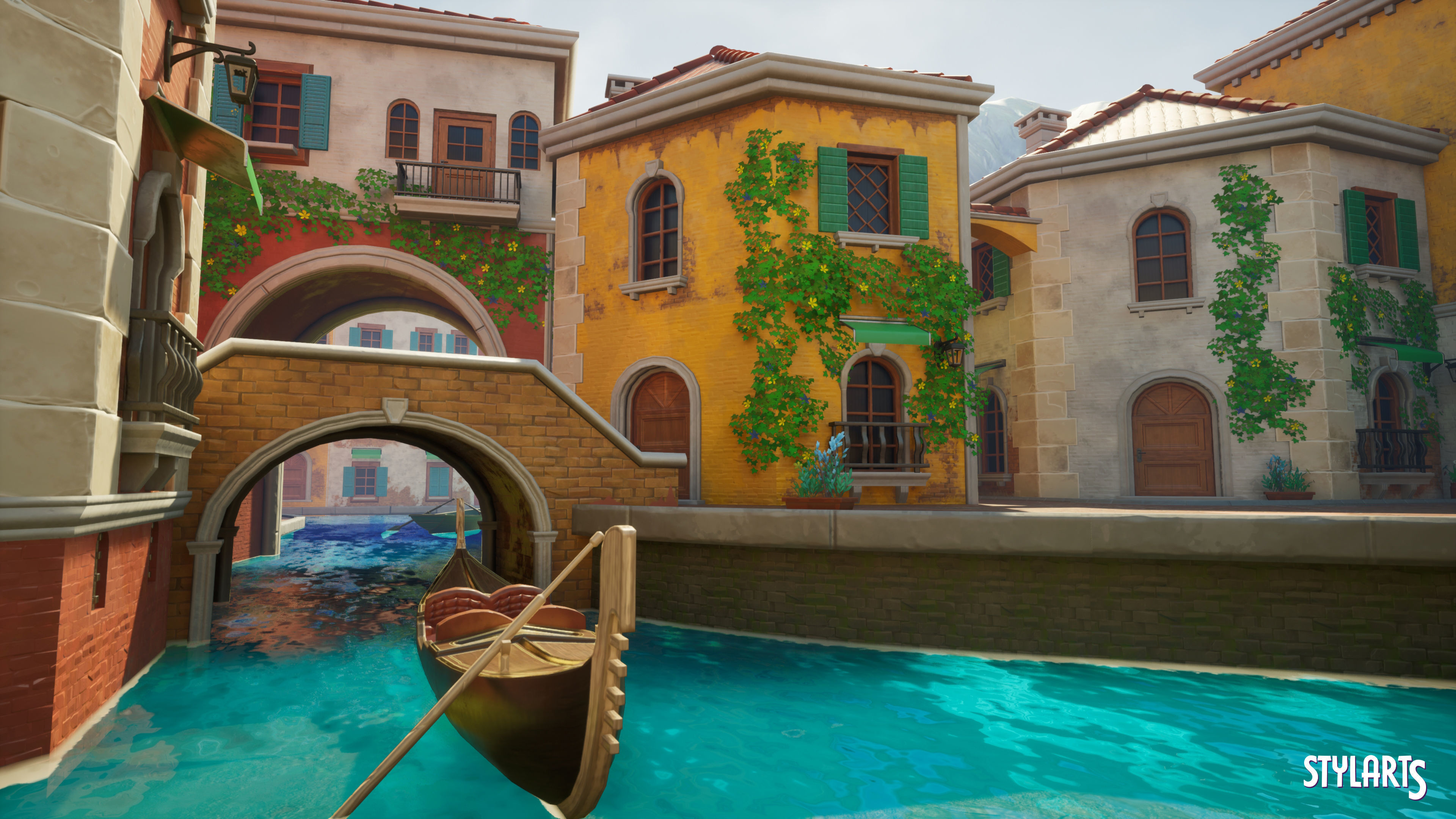 3D model Stylized Italian Town VR / AR / low-poly | CGTrader