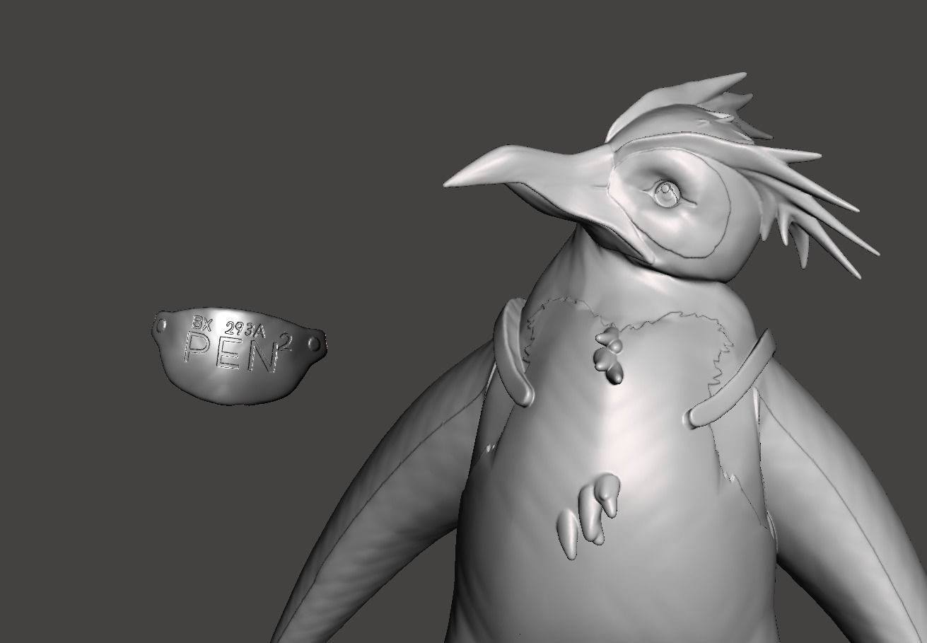 PENPEN - EVANGELION NEON GENESIS PEN2 EVA PENGUIN - HI-POLY STL 3D model 3D printable | CGTrader