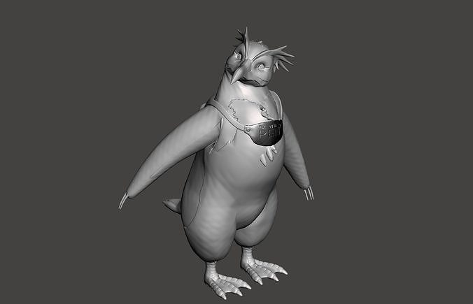 PENPEN - EVANGELION NEON GENESIS PEN2 EVA PENGUIN - HI-POLY STL 3D model 3D printable | CGTrader