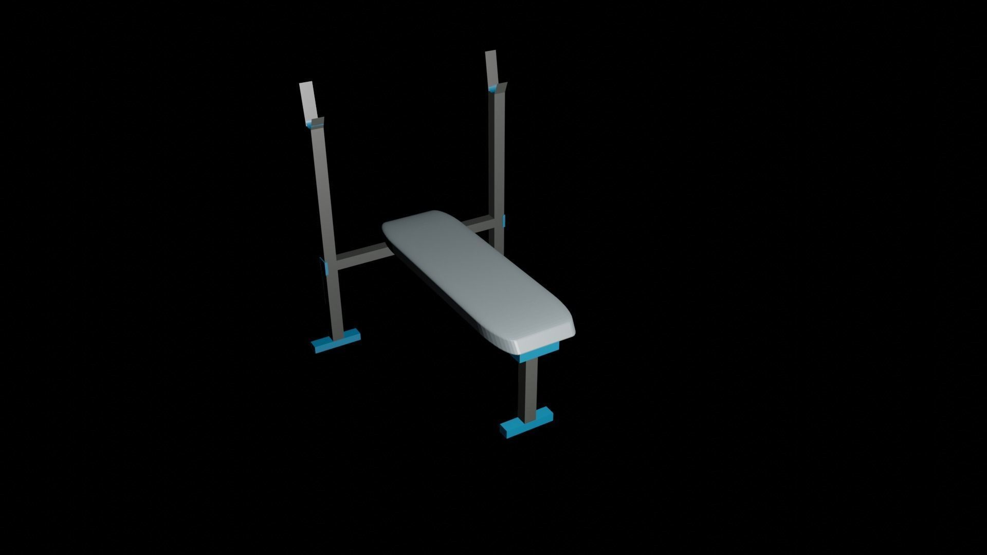 3D model Bench Press 3D Low-poly Model VR / AR / low-poly | CGTrader