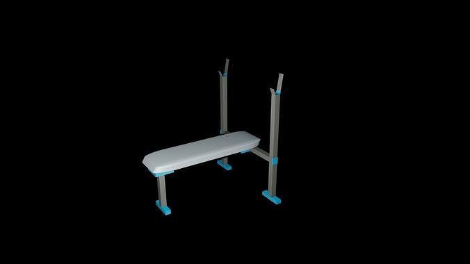 3D model Bench Press 3D Low-poly Model VR / AR / low-poly | CGTrader