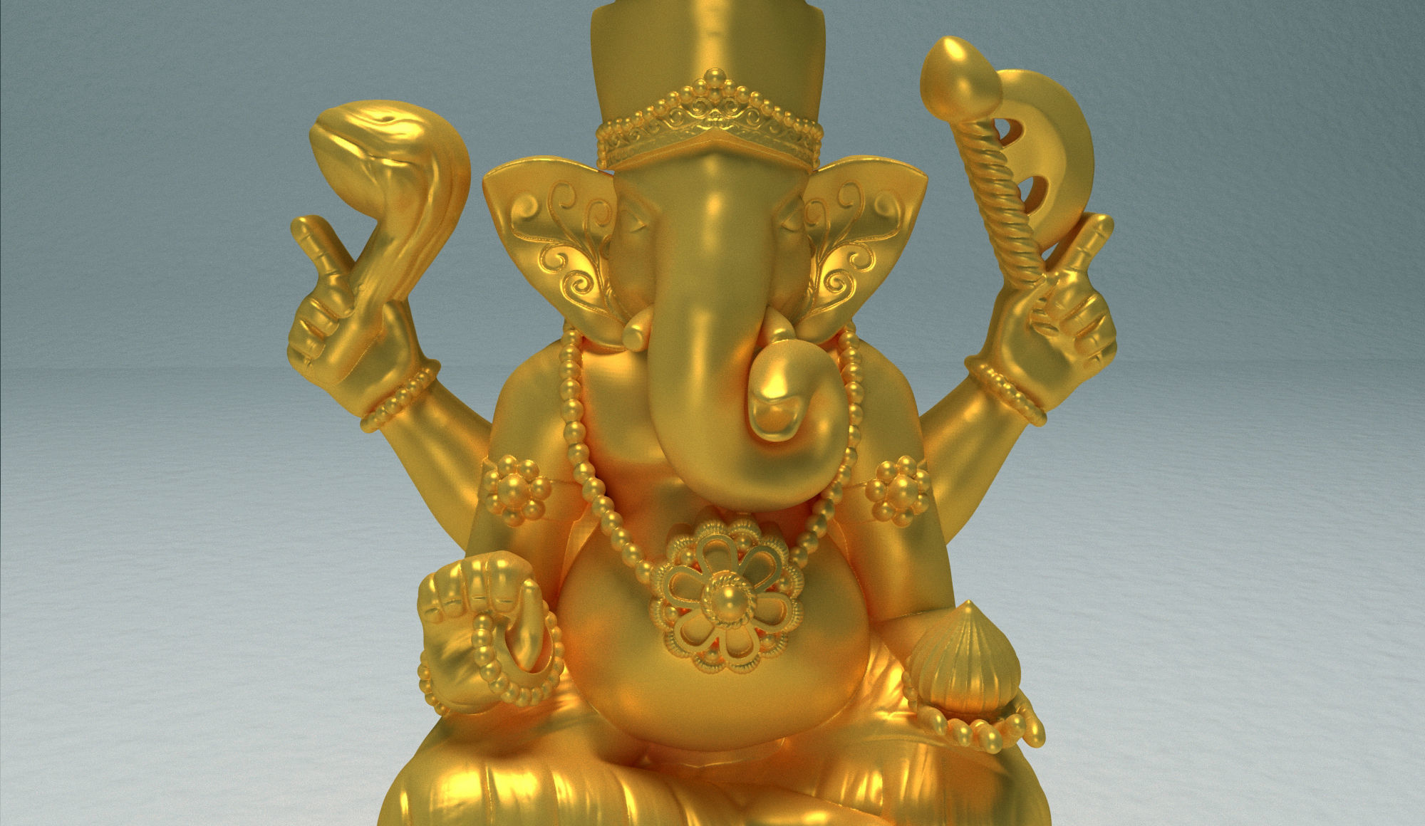 Lord Ganesha Ganesh ji Ganpati Lord 3D model 3D printable | CGTrader