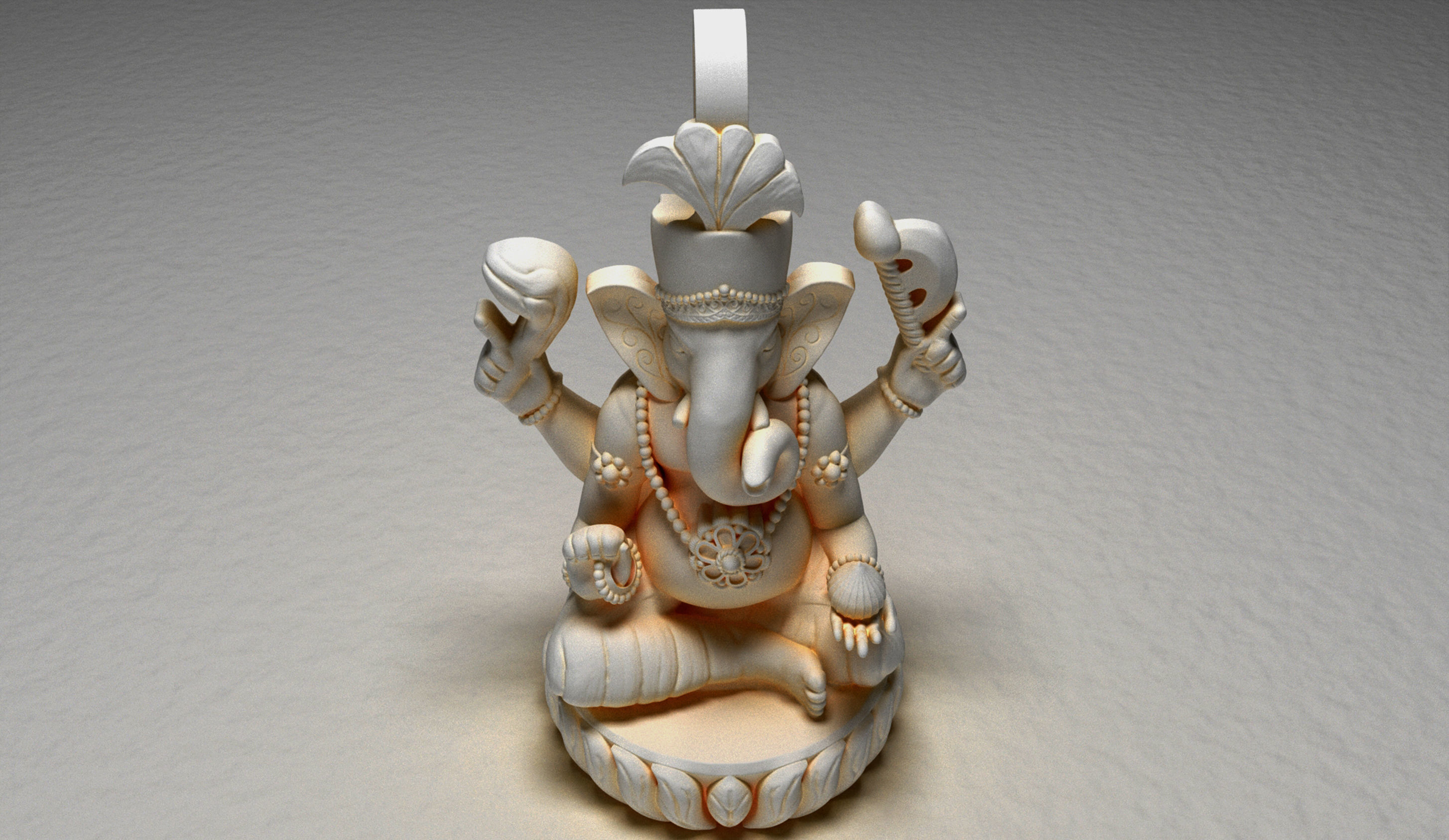 Lord Ganesha Ganesh ji Ganpati Lord 3D model 3D printable | CGTrader