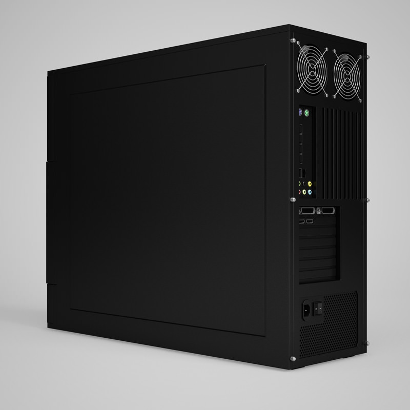 CGAxis PC Case 3D model | CGTrader