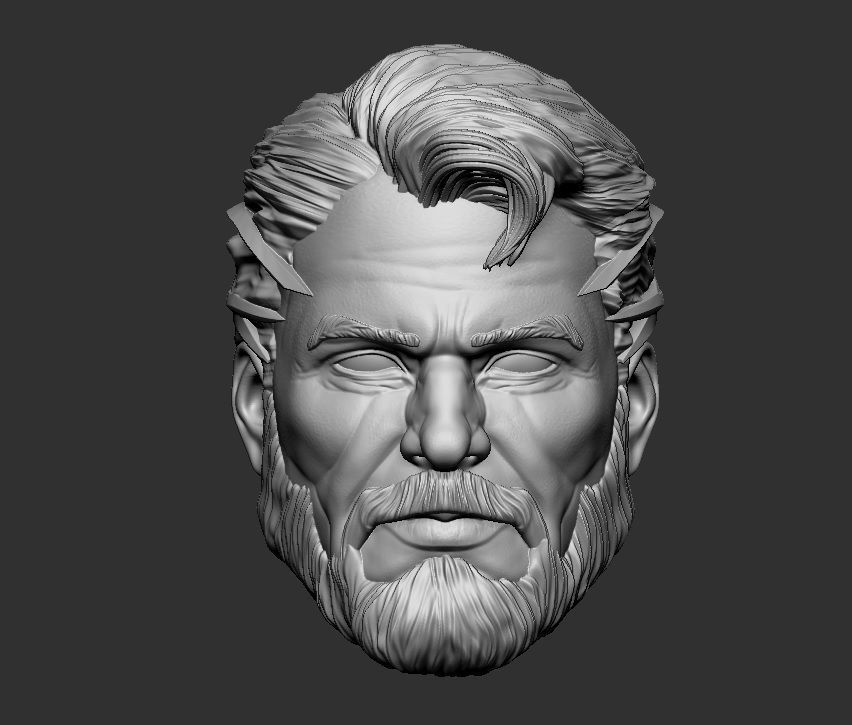 Superman 6th Dimension- Head for Action Figures 3D print model 3D model ...