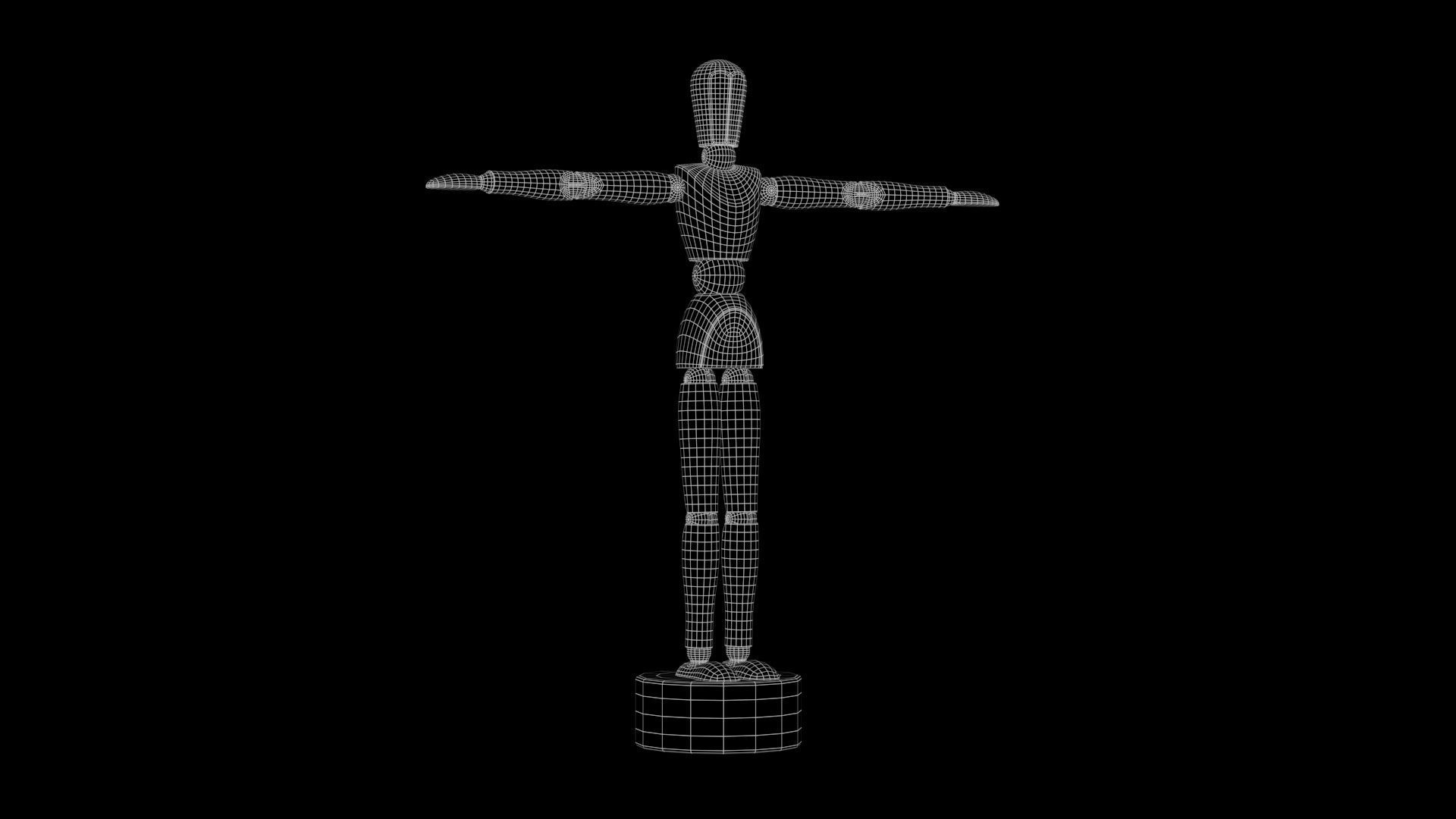 Manikin 3D model rigged | CGTrader