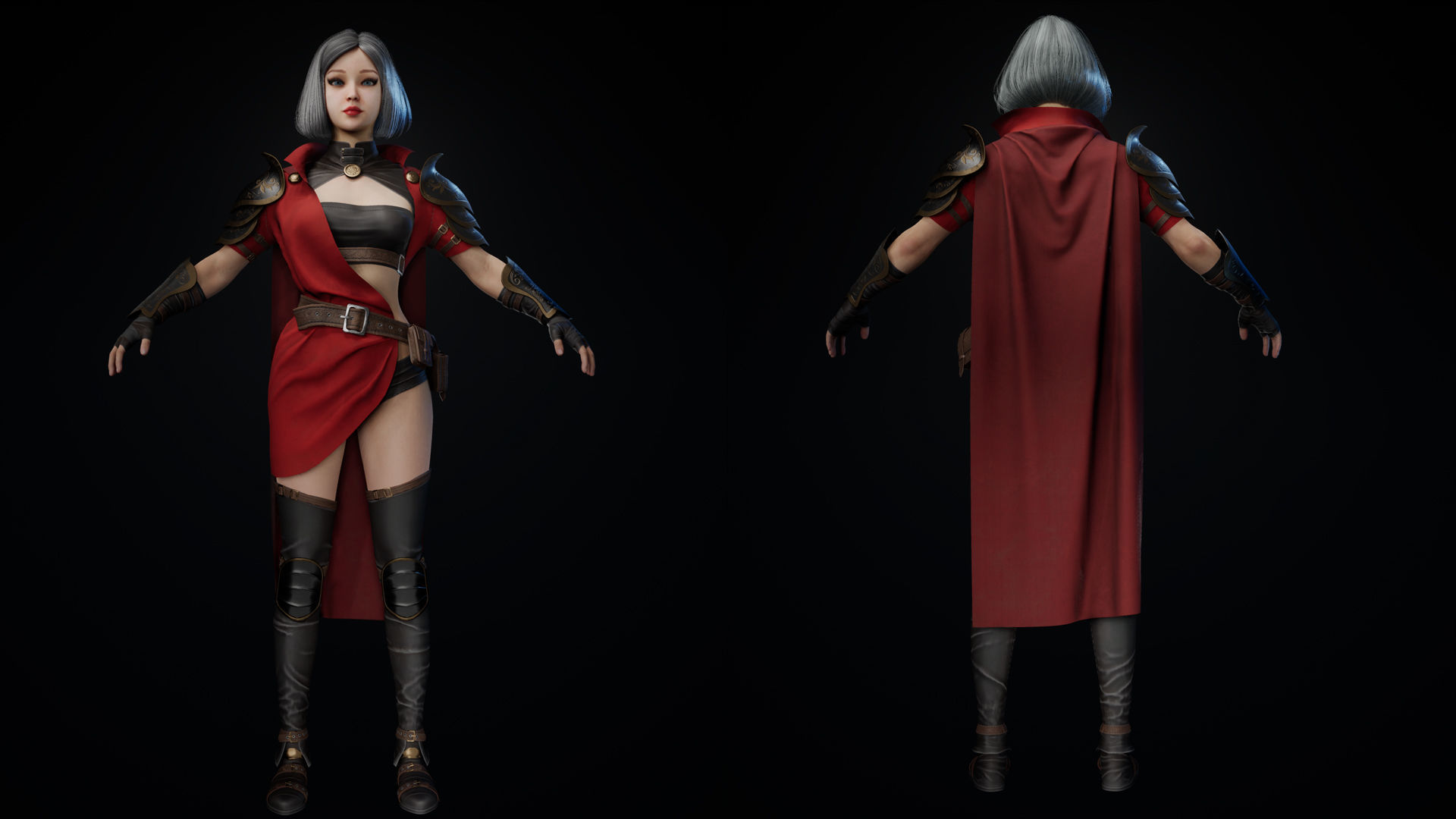 3D model Knight girl Matilda VR / AR / low-poly | CGTrader