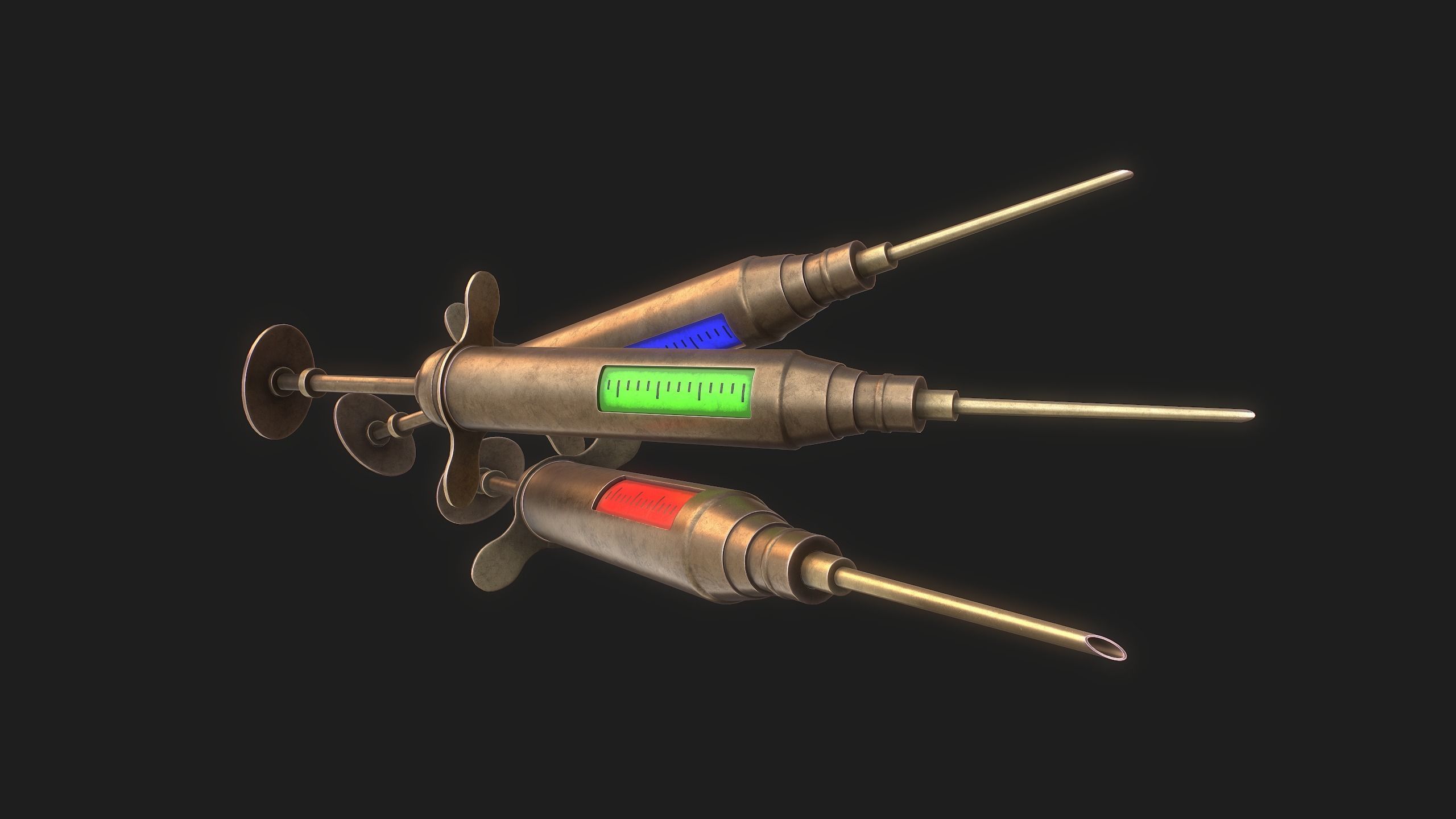 3D model Syringe VR / AR / low-poly | CGTrader