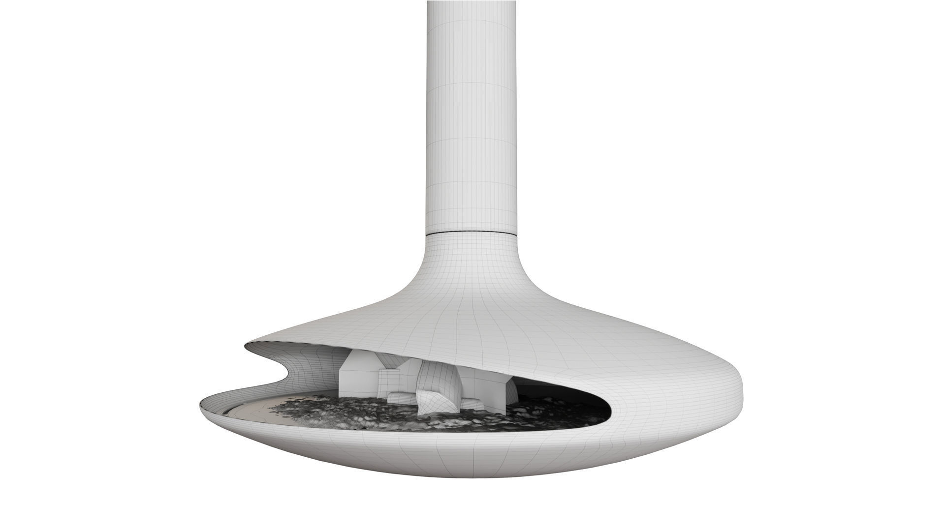 Fireplace Focus Creation Gyrofocus 3D model | CGTrader