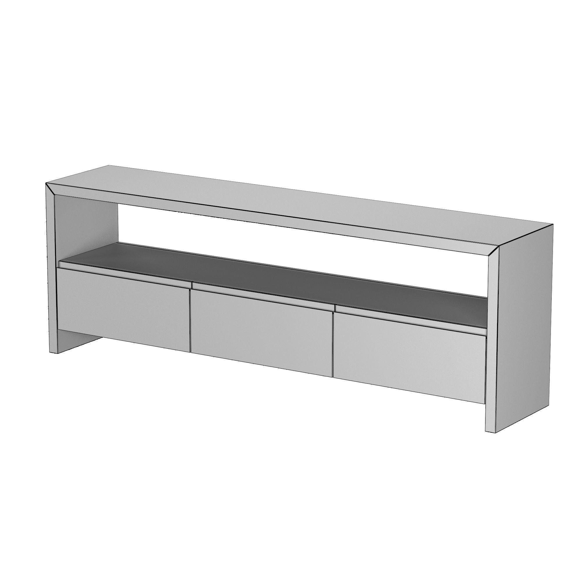 PIERA MEDIA CONSOL 3D model | CGTrader