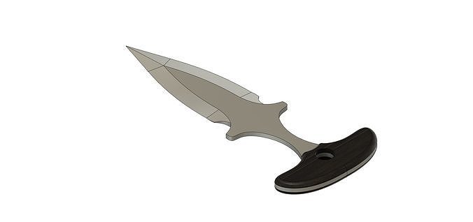 Push Dagger Prop Replica 3D model 3D printable | CGTrader