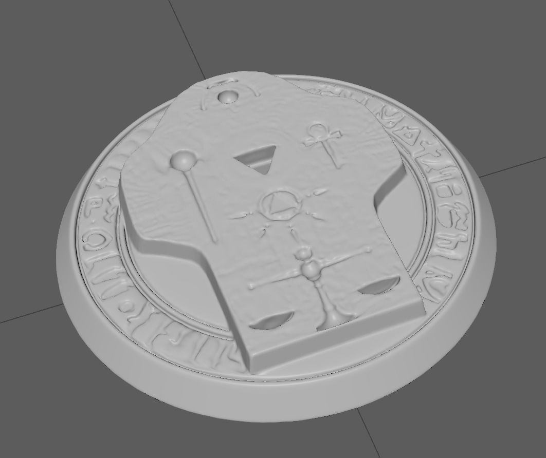 Yu Gi Oh - Millennium Items Slate Base - 3D print CGI model 3D model 3D printable | CGTrader