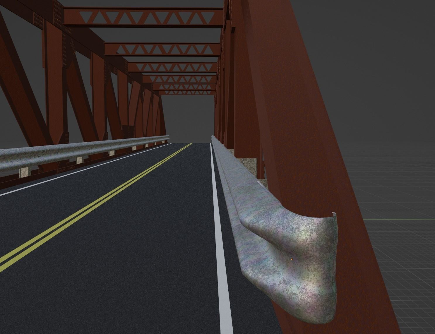 Magnificent Rustic Truss Bridge 3D model | CGTrader