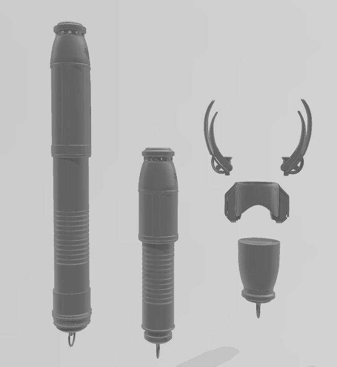 Jedi Survivor Santari Khri lightsaber 3D model 3D printable | CGTrader