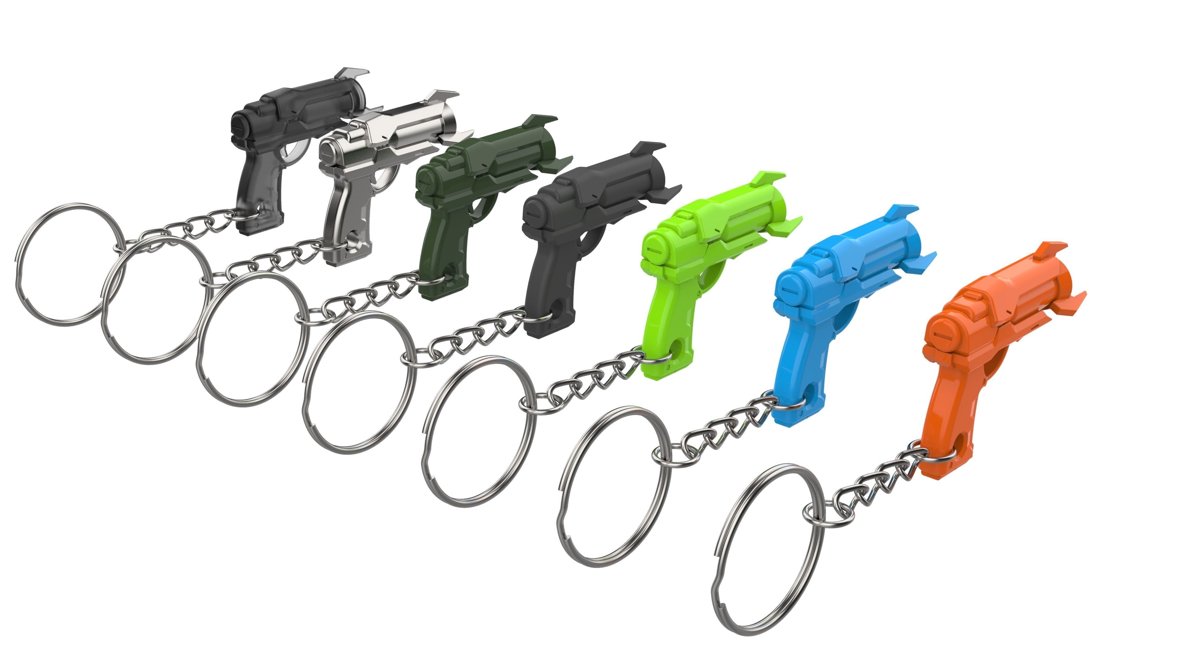 Keychain - Ana Dart Blaster - Overwatch - Printable model - STL 3D ...
