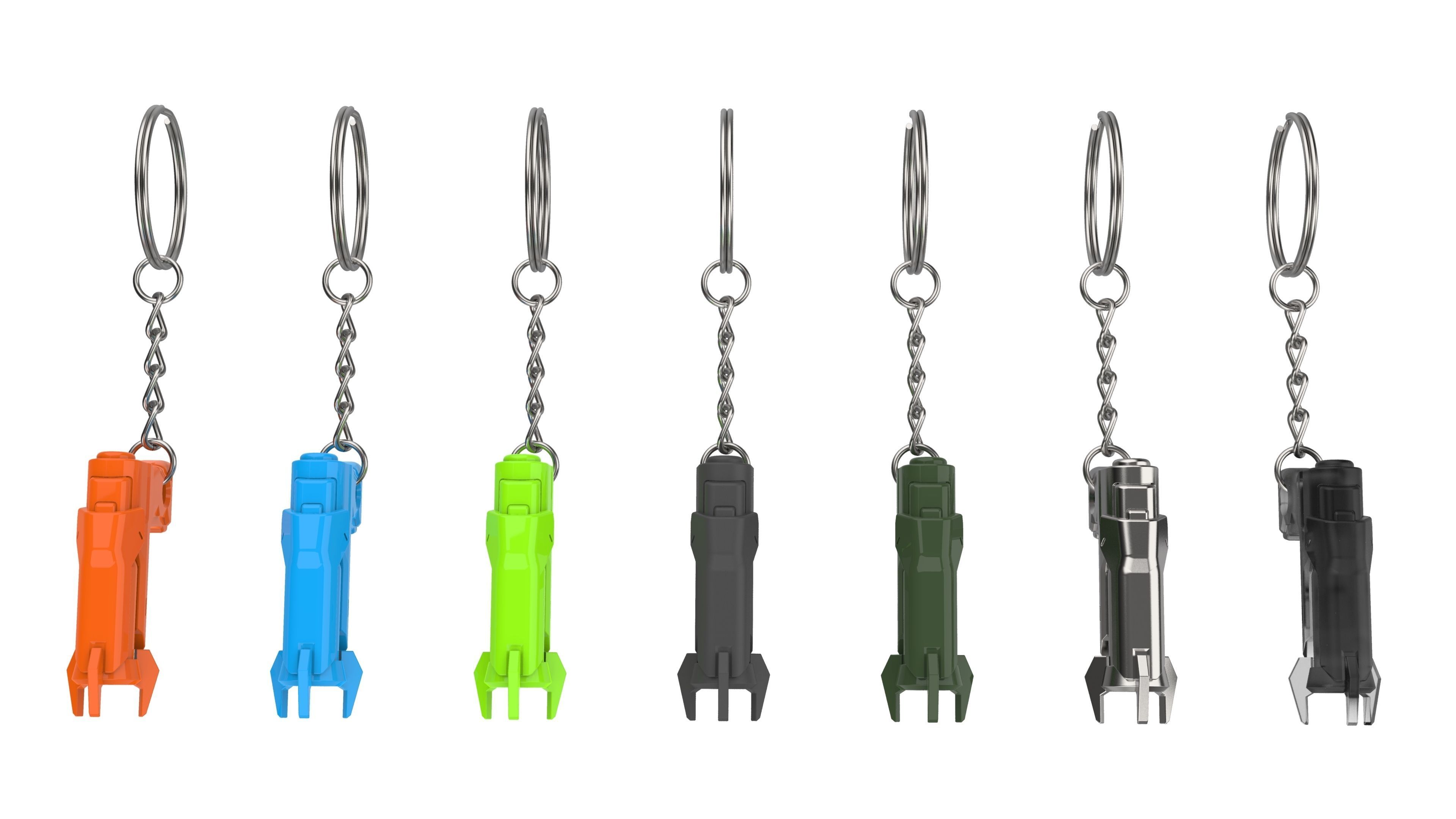 Keychain - Ana Dart Blaster - Overwatch - Printable model - STL 3D ...