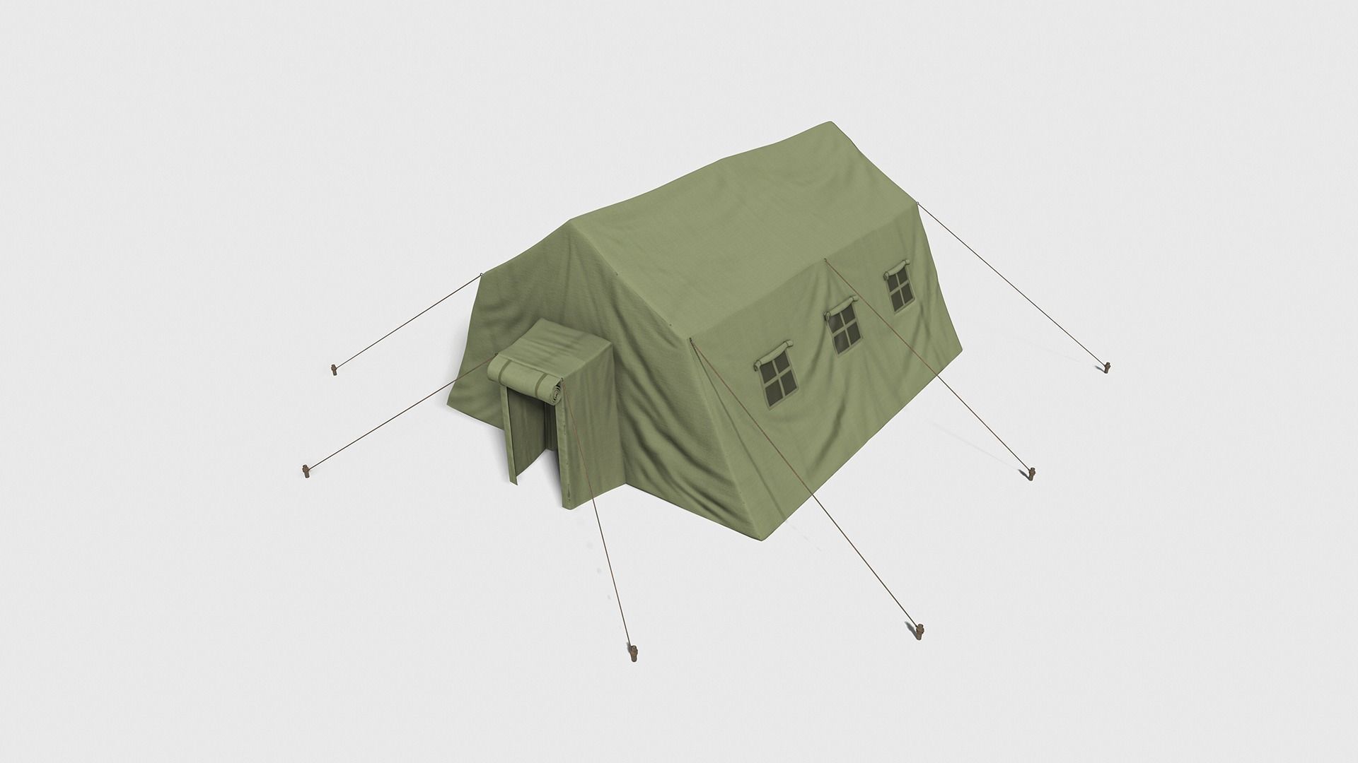 3D model Military Camp Tent VR / AR / low-poly | CGTrader