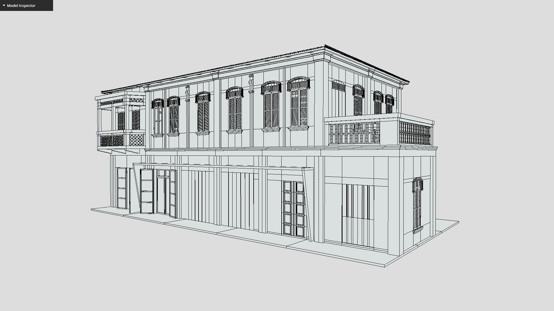 3D model Colonial Building VR / AR / low-poly | CGTrader