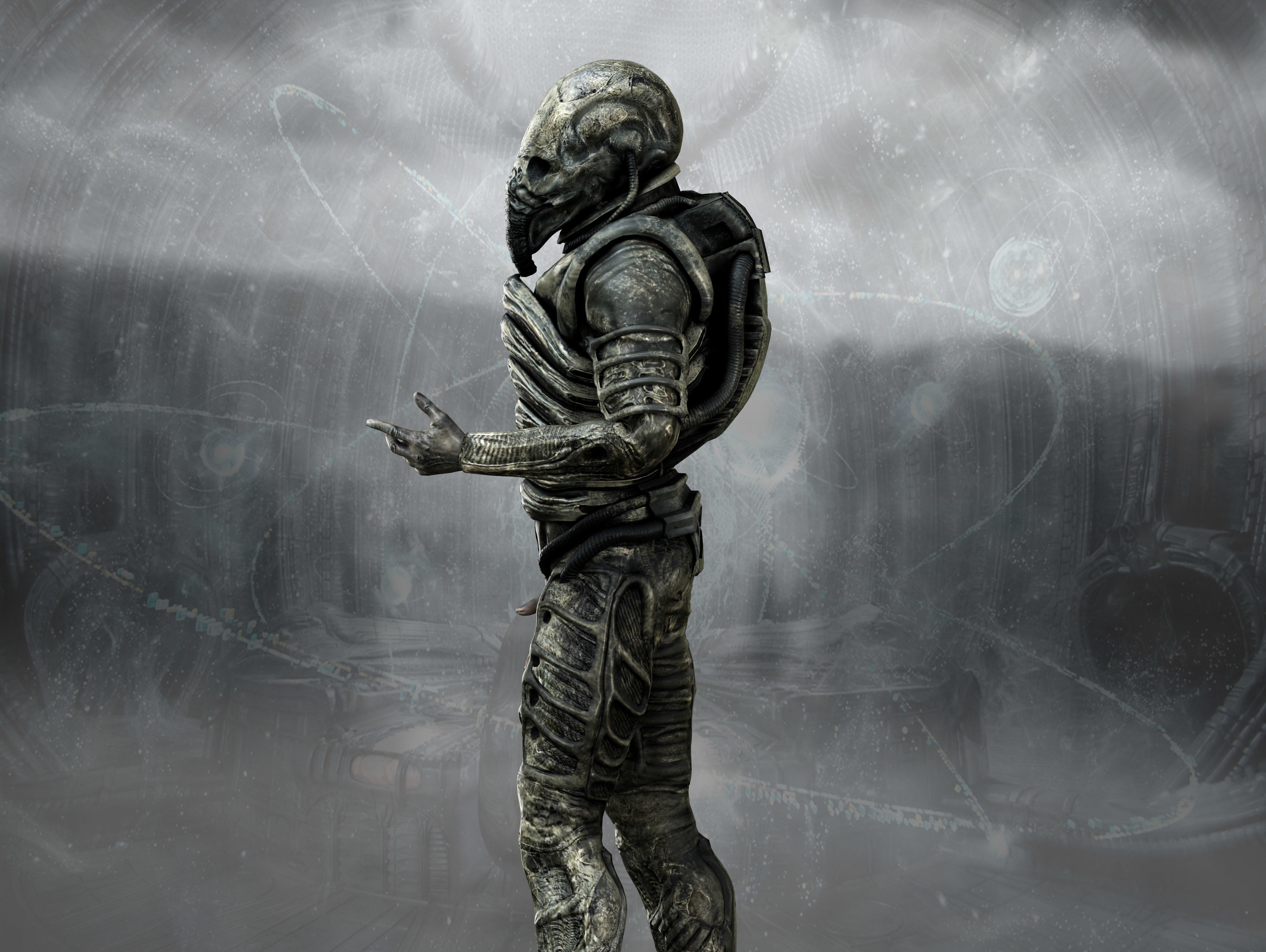 3D model Prometheus Space Jockey VR / AR / low-poly rigged | CGTrader