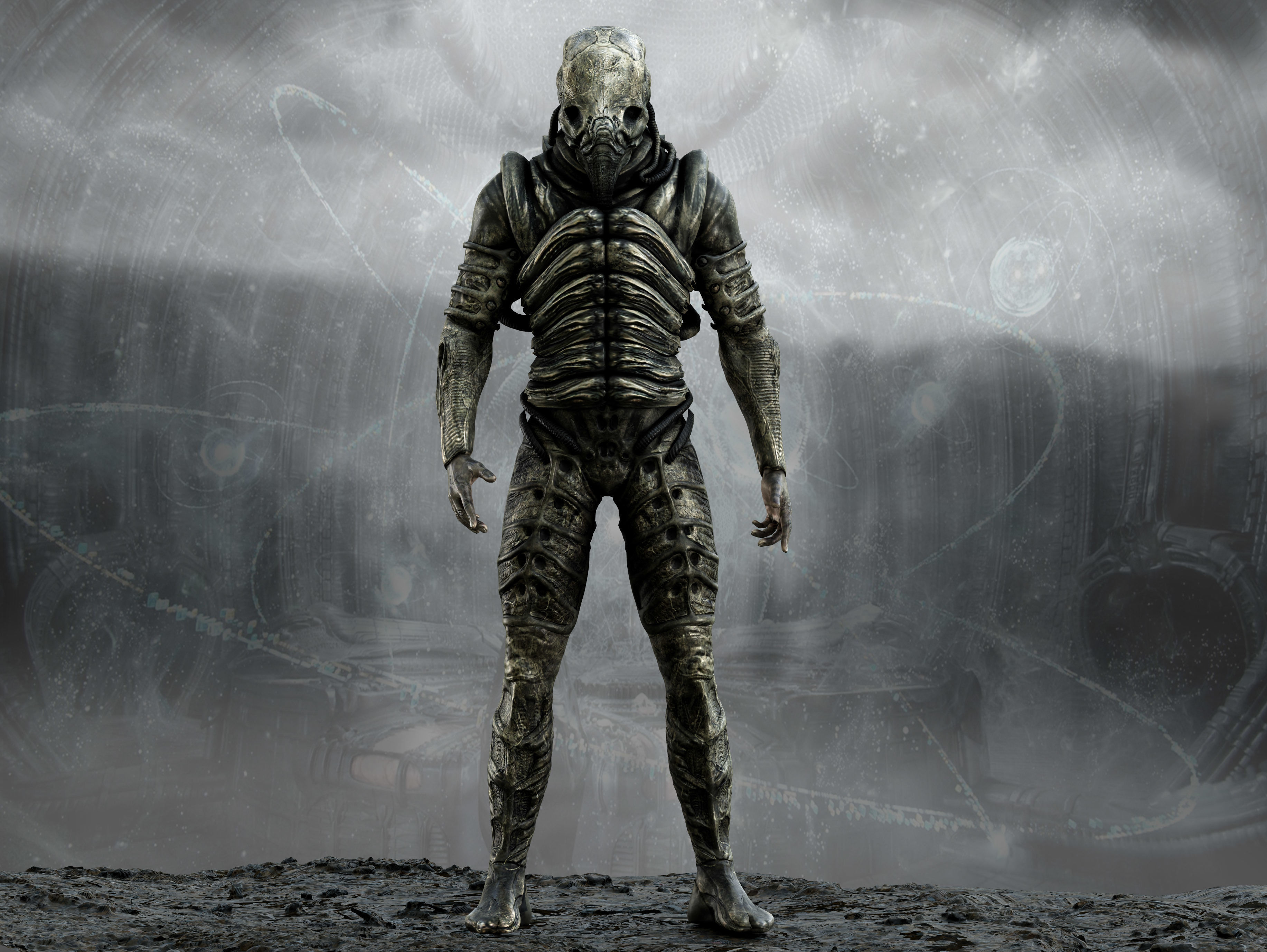 3D model Prometheus Space Jockey VR / AR / low-poly rigged | CGTrader