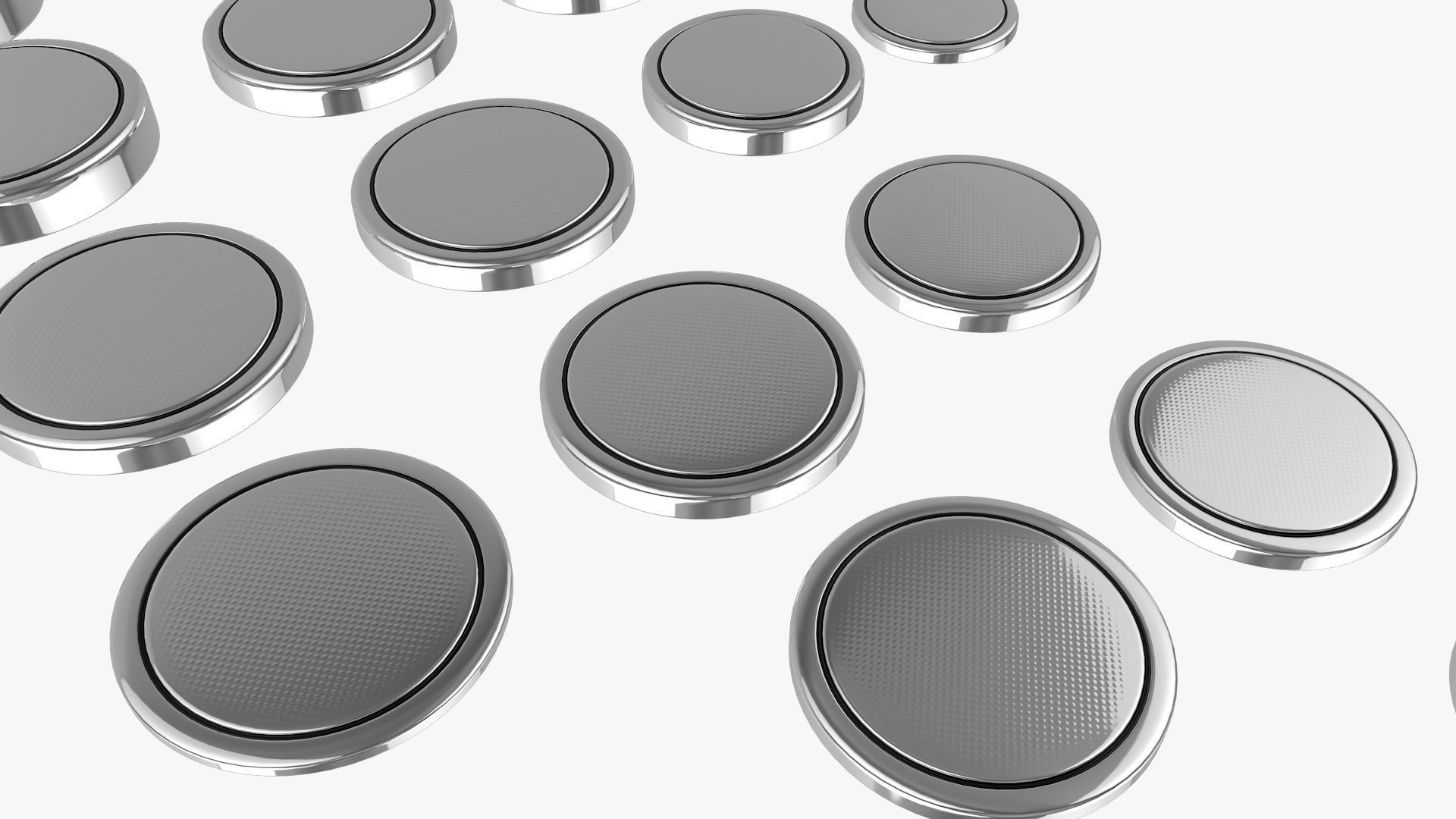 All Size Lithium Battery Cells 3D model | CGTrader