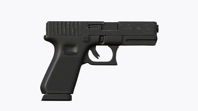 3D model hand gun VR / AR / low-poly | CGTrader