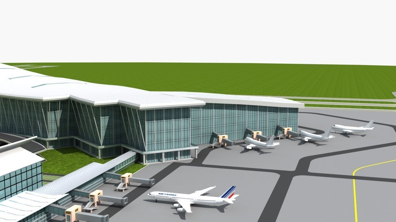 Airport 1 3D model | CGTrader